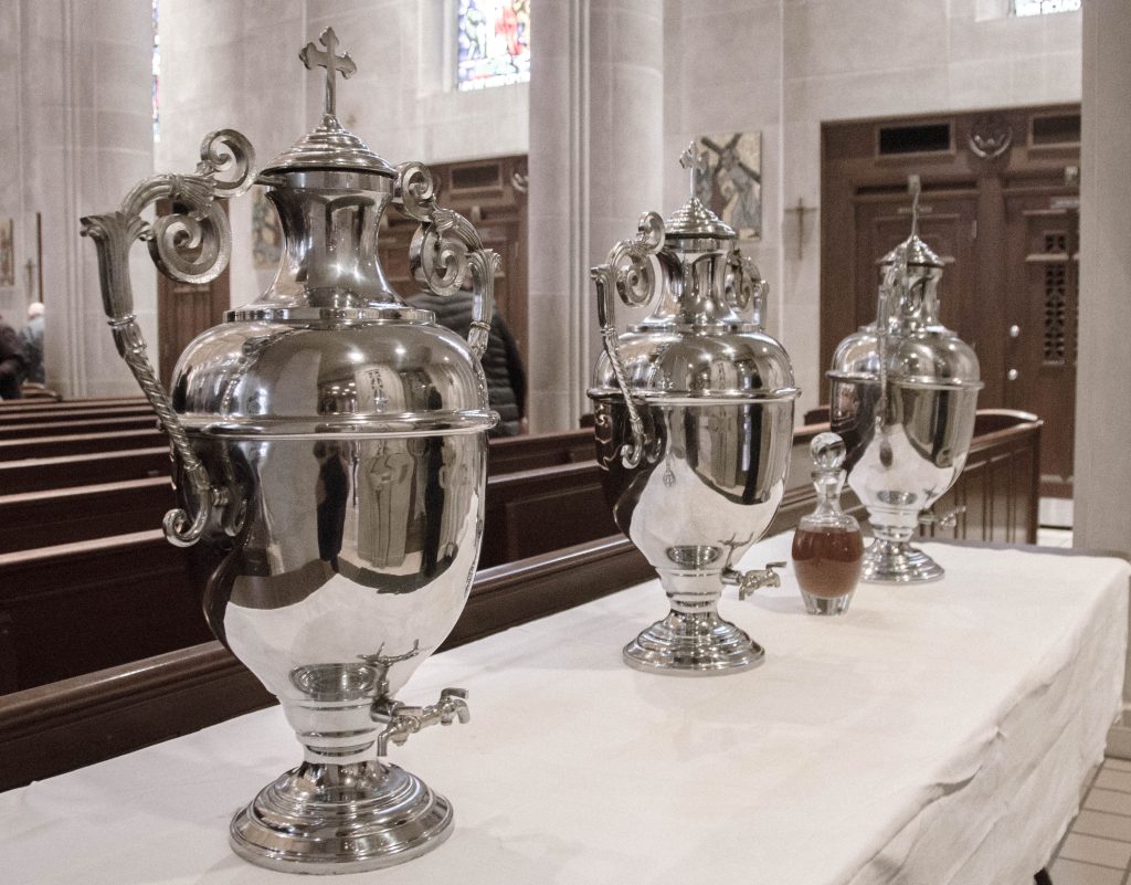 Bishop Callahan celebrates Chrism Mass to bless the holy oils ...