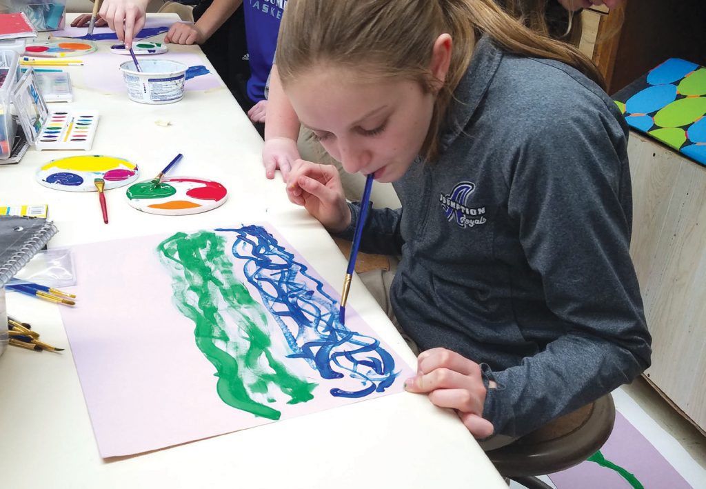 Assumption art students explore virtues and limitations in art ...